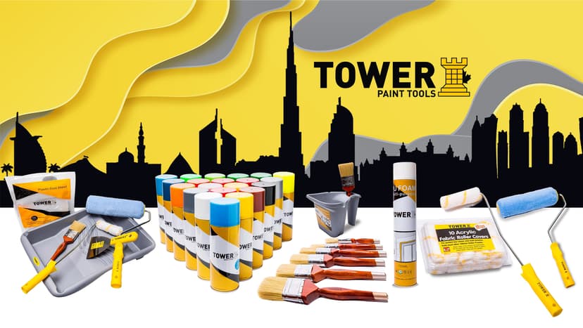 Buy Paint Brushes, Rollers, Scrapers & Tools | towertools.ae